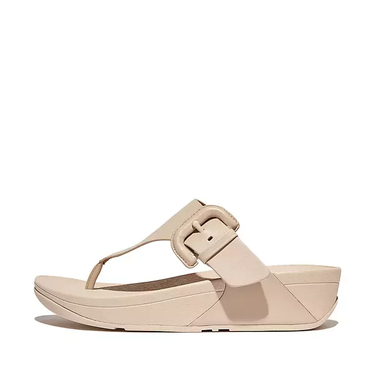 Fit Flop tåsandal Lulu med justerbart spænde - beige - Fit Flop ...
